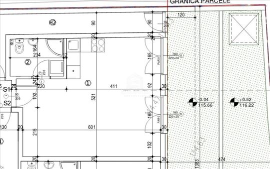 Lux, 2.0 stan sa dvorištem ispod Vuka ID#9170