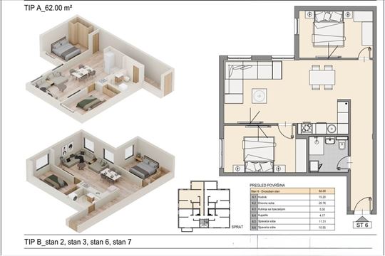 Cvetanova ćuprija, Zvezdara, VML, nov, uknjižen