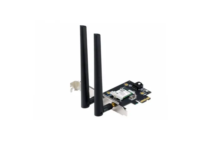 Asus Mrežna kartica PCE-BE6500 WiFi 7, PCI-E , 6GHz band, 4096-QAM, BT5.4, WPA3, 2 antene