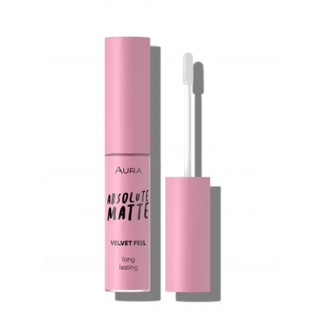 AURA ABSOLUTE MATTE TEČNI RUŽ ZA USNE 609 CANDY PICK, 7ML