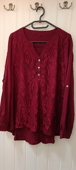 Elegantna bordo bluza