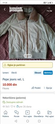 Pepe jeans vel. L