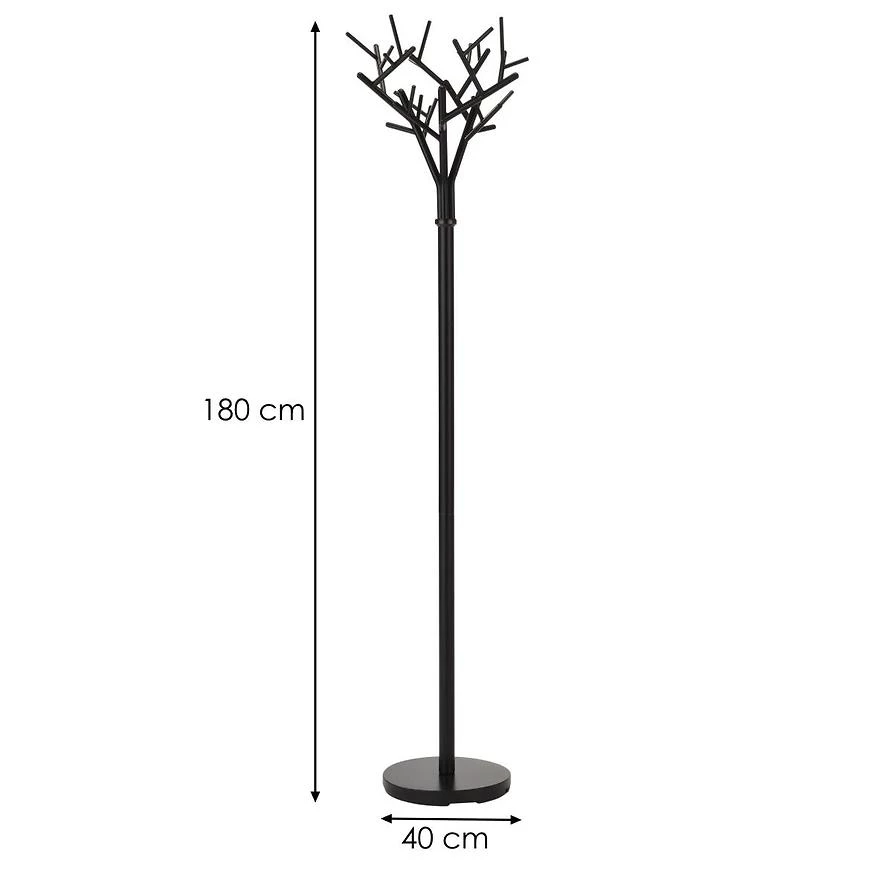 Vešalica W56 40x40x180 crna