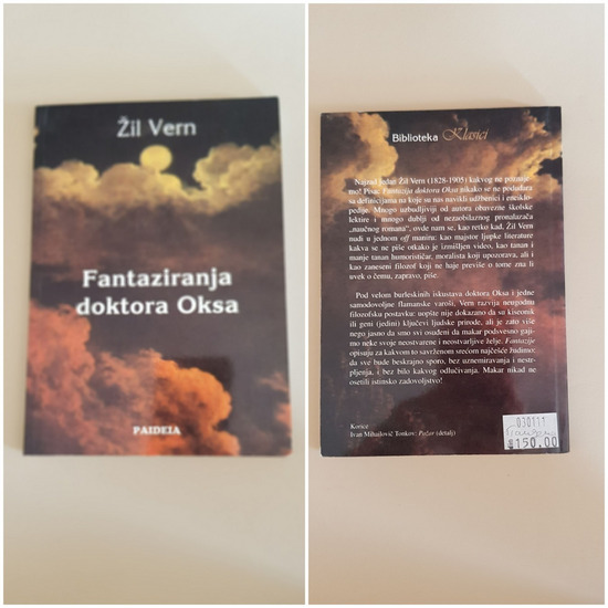 Žil Vern- FANTAZIRANJA DOKTORA OKSA, knjiga