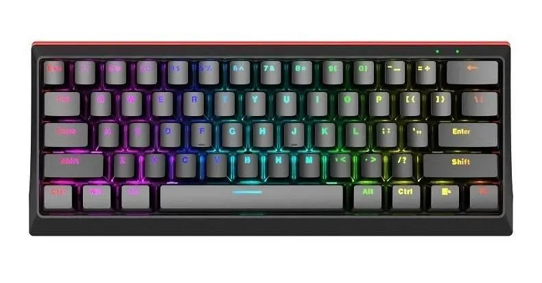 Marvo Mehanička tastatura KG962G Hecate 61B, Crveni switchevi, USB-C, Crna