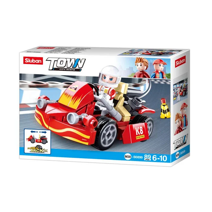 Sluban kocke karting 89pcs