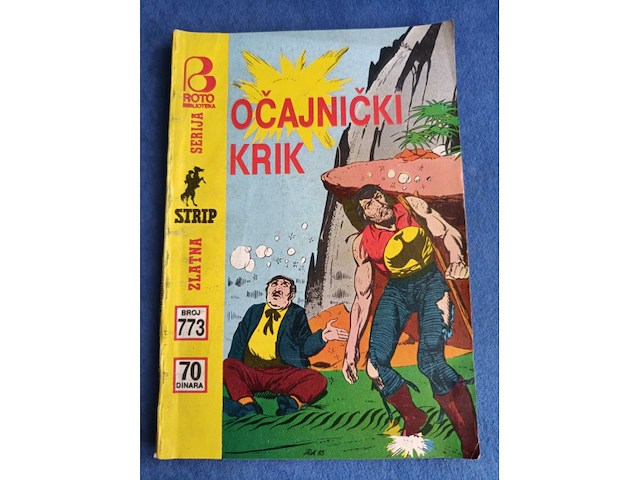 ZS 773 OČAJNIČKI KRIK - ZAGOR