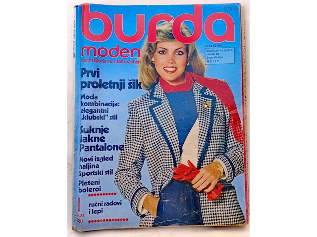 BURDA, Januar 1980. godina. ✰