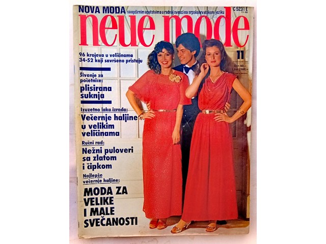 NOVA MODA, Novembar 1980. godina. ✰