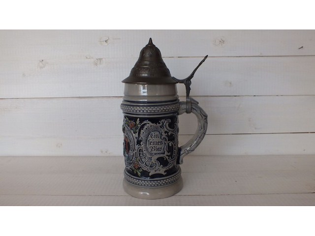 Krigla, zinn poklopac, original THEWALT Western Germany