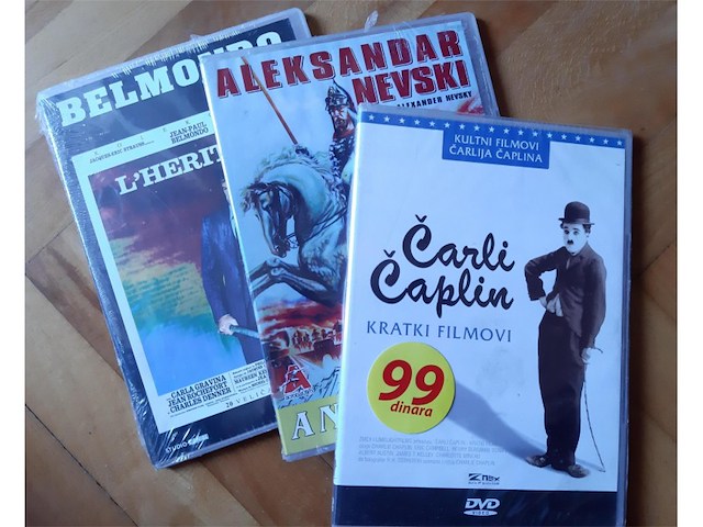 FILMSKA VEČNOST (3 filma), DVD lot