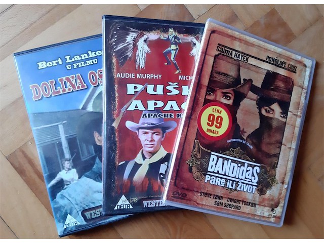 VESTERN (3 filma), DVD lot