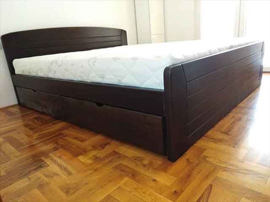 Krevet Kan wenge 2 fioke i dusek Superior koko 160