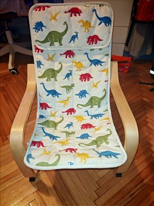 Ikea fotelja za decu dino