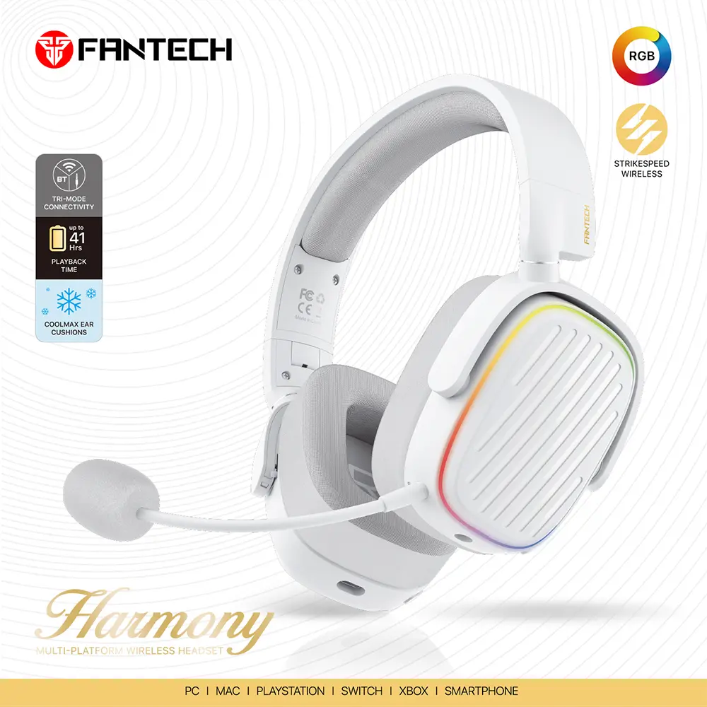 Fantech Bluetooth slušalice WHG02 Harmony, Bele