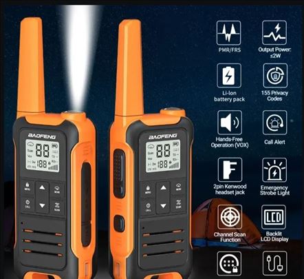 Baofeng F22 Mini Walkie Talkie – Set od 2 radio st