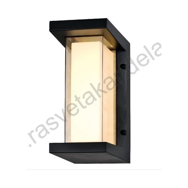 Baštenska zidna LED lampa 20W 4200K MORENA crna