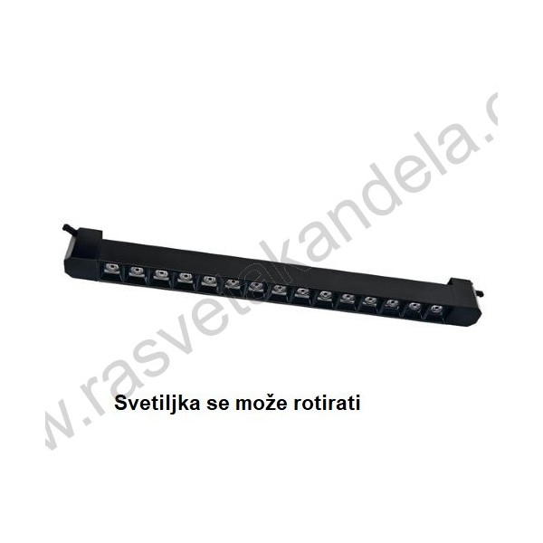 LED šinski reflektor 30W 4200K PARMA-30 crni