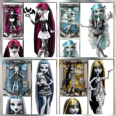 Monster High Reel Drama Draculaura, Clawdeen, Lago