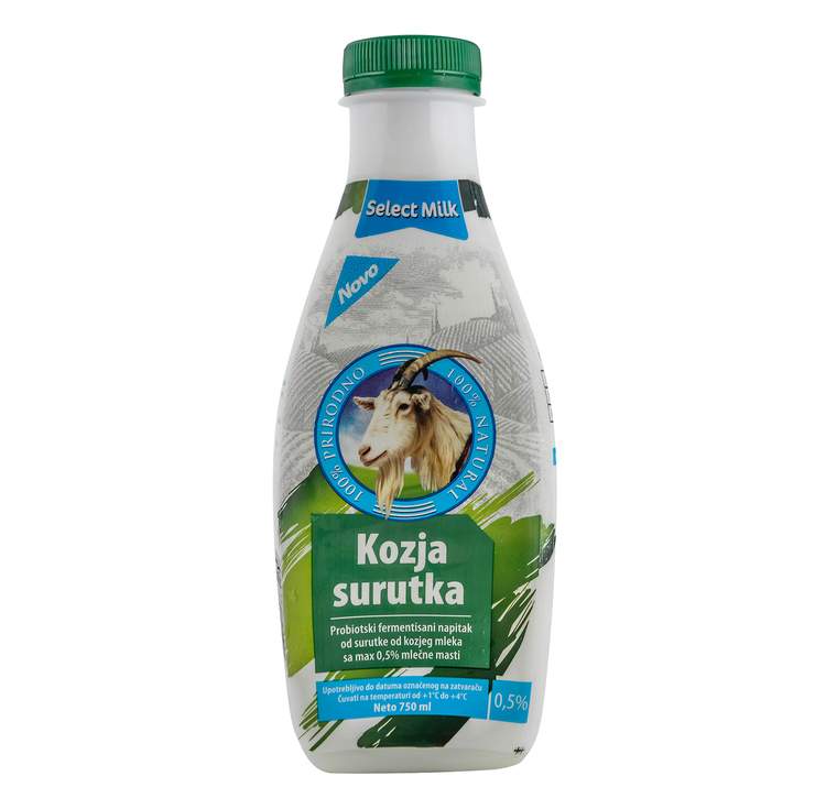 Select milk kozja surutka 750ml