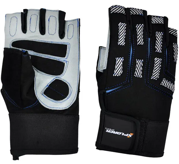 Fitnes rukavice Xplorer sivo-plave L 06630