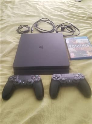 SONY PS4 Slim Komplet/HD 1TB/2 Dzojstika/Kao novo