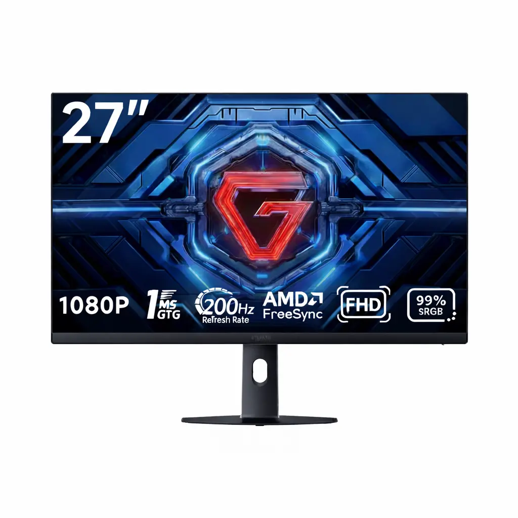 Xiaomi Gejming monitor G27i, 27", FHD, 200 Hz, IPS, 1 ms, FreeSync, Crni