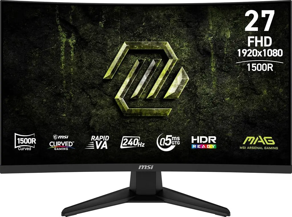 MSI Gaming monitor MAG 275CF X24, 27" FHD (1920x1080), Rapid VA, 240Hz, Zakrivljeni