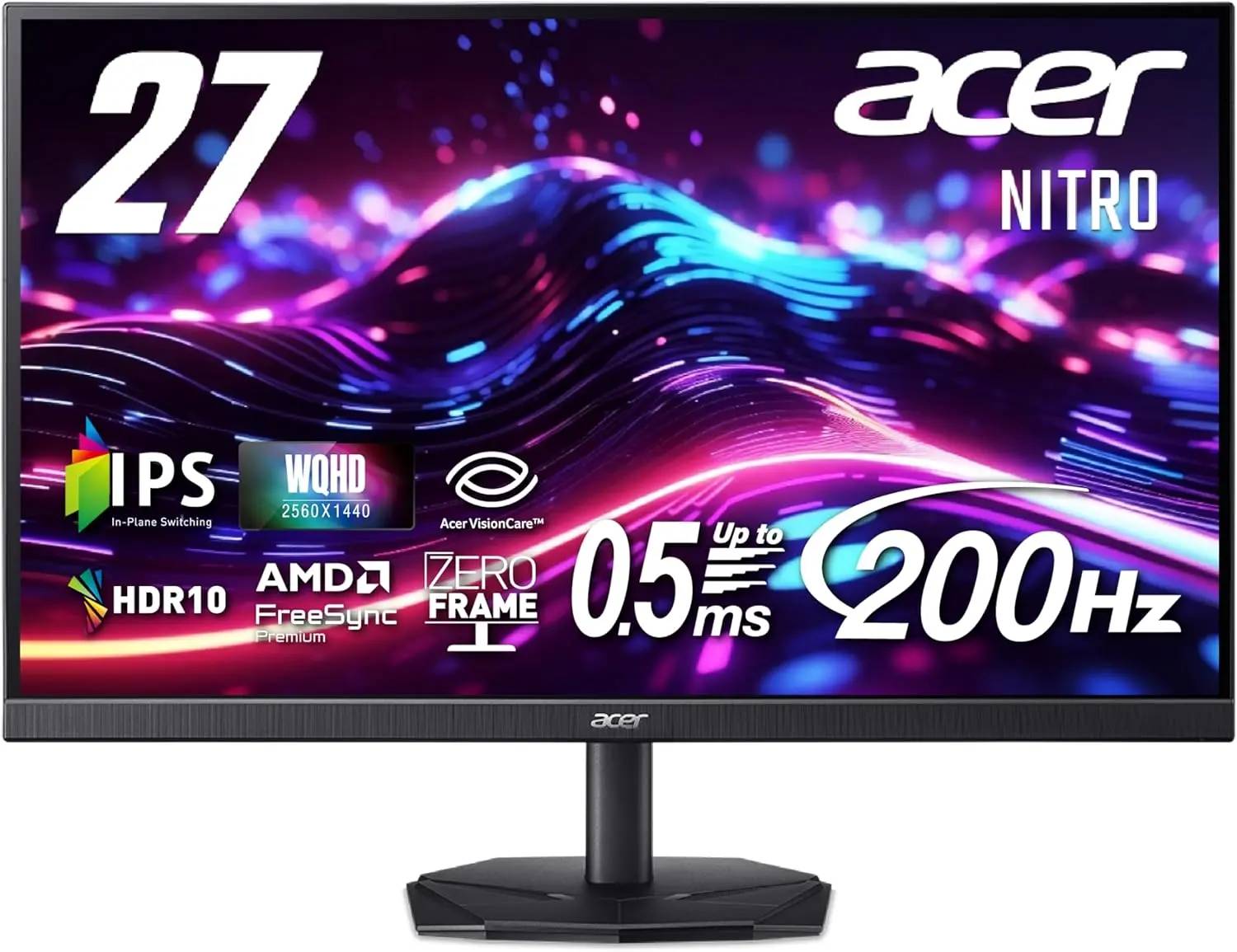 Acer Gaming monitor 27" KG271UX1BMIIPX Nitro 2560x1440/IPS/200Hz/Zvucnici