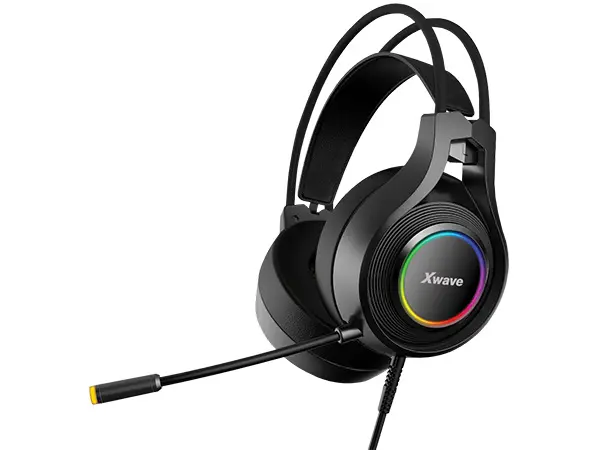 XWAVE Gaming stereo slušalice sa mikrofonom HD-550 G crne