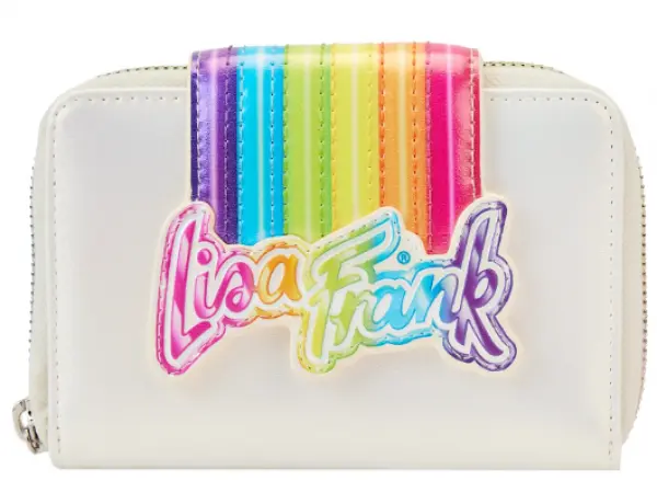 Lisa Frank Rainbow Logo Zip Around Wallet