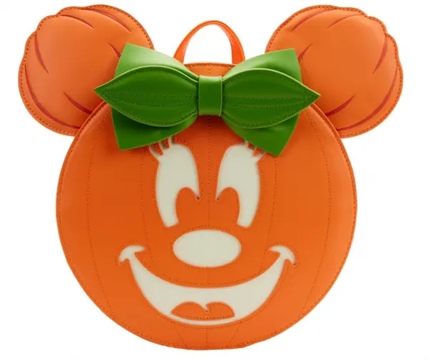 Disney Glow Face Minnie Pumpkin Minnie Mini Backpack