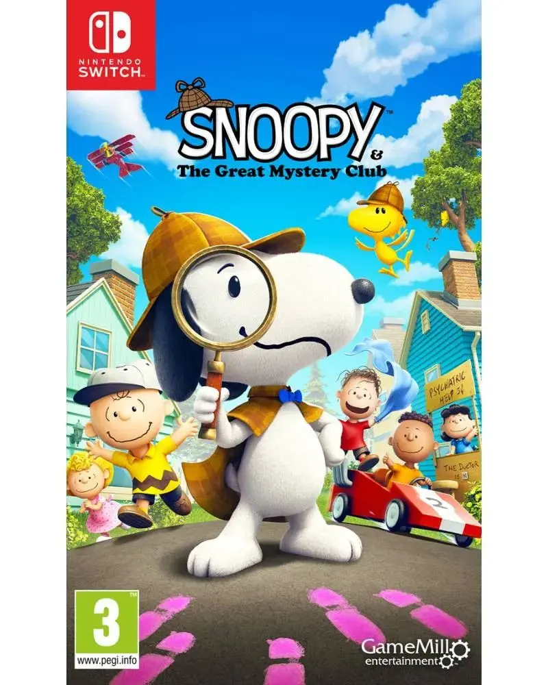 GameMill Entertainment Switch Game Snoopy & The Great Mystery Club