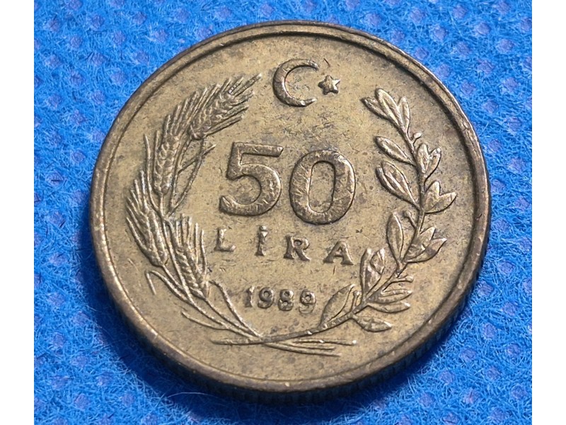 Turska - 50 Lira, 1989.