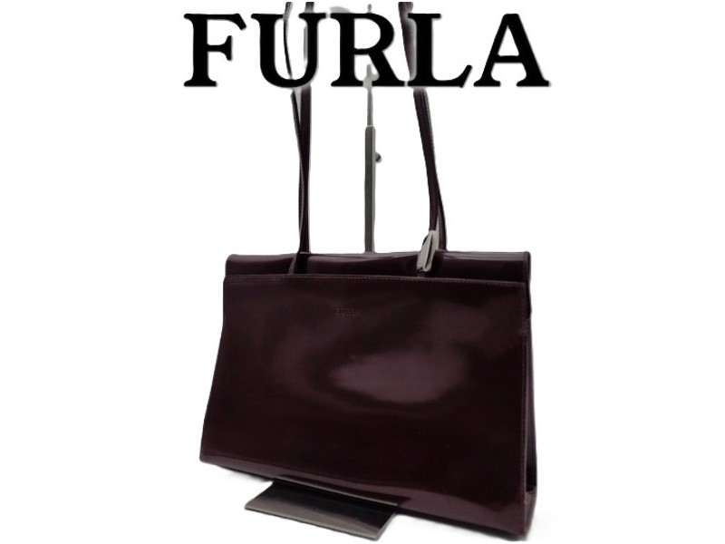 ORIGINAL FURLA...ITALIJANSKA TORBA-LAKOVANA KOZA