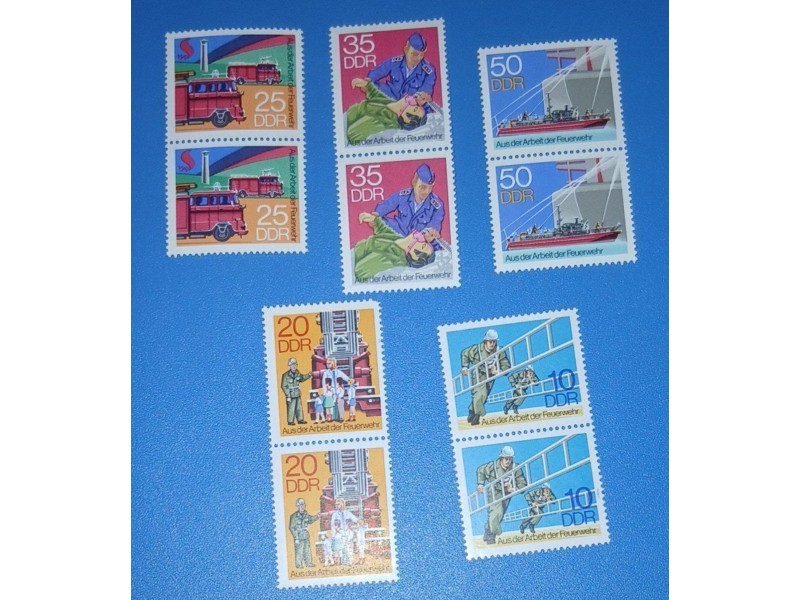 Nemačka DDR serija dvojci 1977 MNH **