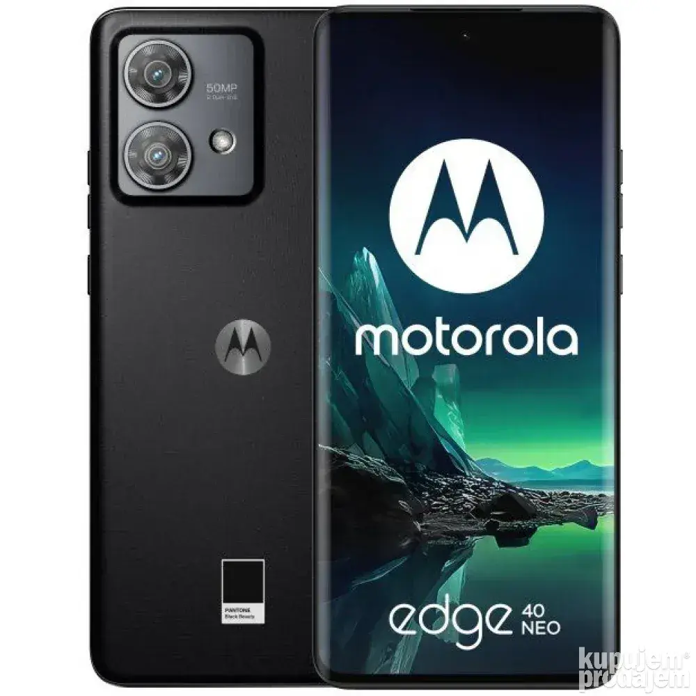 Motorola Refabrikovani mobilni telefon Edge 40 5G, 2400 x 1080, 144 Hz, 50 MP, 32 MP, 8/256GB, Crni