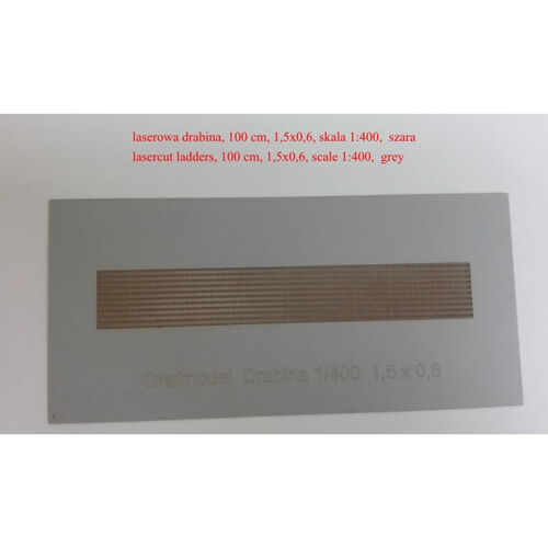 NEW! JSC DA026 Drabinki / 1,5x0,6 mm / Szare