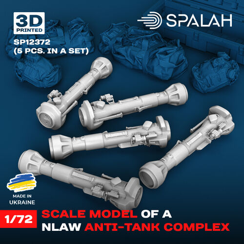 NEW! Spalah 12372 NLAW Anti-Tank Complex (5 pcs / 3-D Printed)