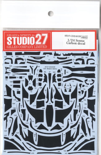 Studio 27 CD24039 McLaren Senna Carbon Decal Set (for Tamiya Kits)
