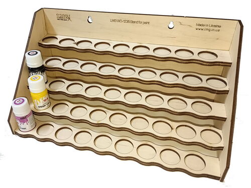Laser model graver WO-1235 Paint Stand for 45 Containers with a Diameter of 25 mm