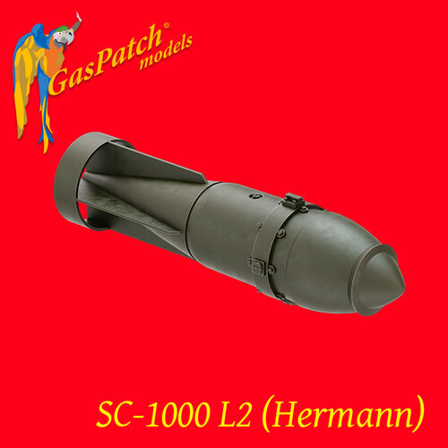 NEW! Gaspatch Models 25-72370 SC 1000 L2 (Hermann) Bomb (2 pcs)