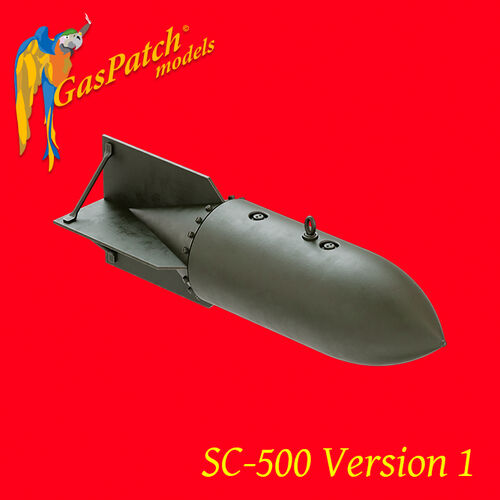 NEW! Gaspatch Models 25-32392 SC 500 Version 1 Bomb (4 pcs)