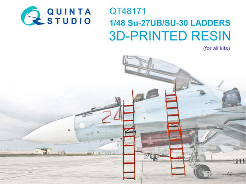 Quinta Studio QT48171 Crew Access Ladders for Su-27 UB & Su-30 Family (for all kits)