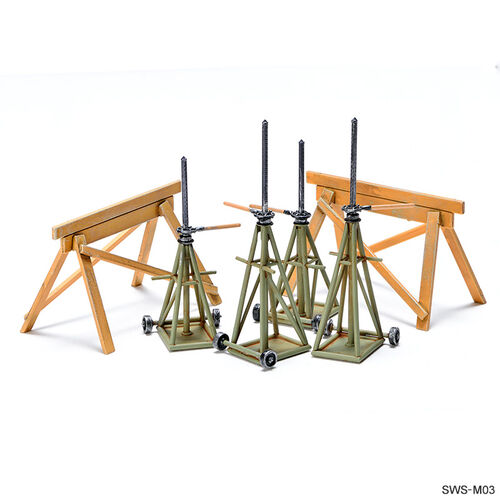 NEW! Zoukei Mura SWS-M03 German Luftwaffe Jack Stand Set