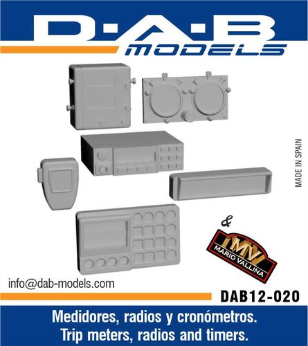 NEW! DAB Models 12-020 Trip Meters, Radios And Timers