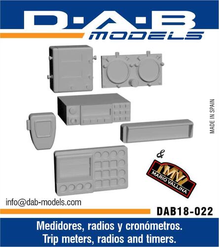 NEW! DAB Models 18-022 Trip Meters, Radios And Timers
