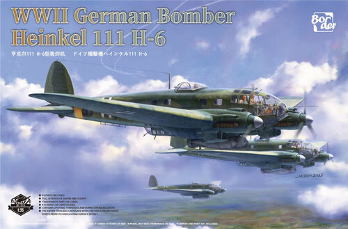 NEW! Border Model BF018 German WWII Bomber Heinkel He-111 H-6