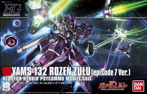 NEW! Bandai 69222 HGUC YAMS-132 Rozen Zulu (Episode 7 Version)