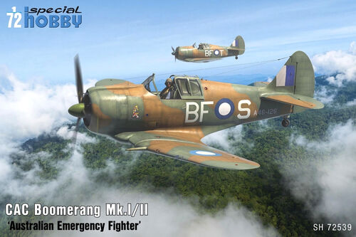 NEW! Special Hobby 72539 CAC Boomerang Mk.I /Mk.II - Australian Emergency Fighter